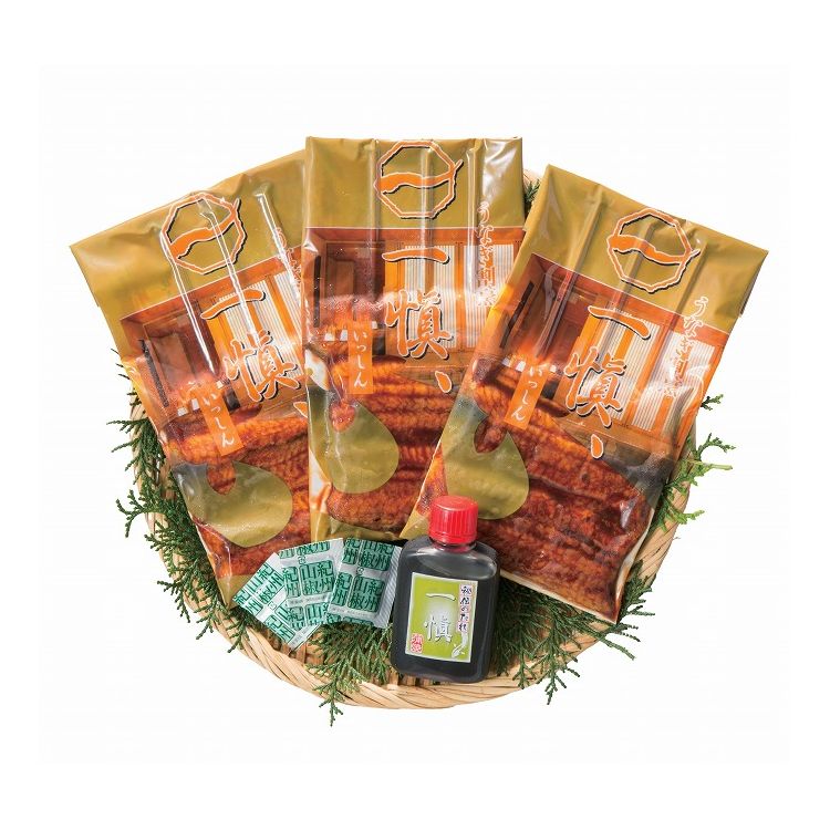 【商品詳細】愛知県産の「活うなぎ」を1尾ずつ手にとって上質の鰻だけを丁寧に焼き上げました。香りとコクのある「一愼特製」の蒲焼のたれは鰻本来の旨味を引き立たせます。うなぎ割烹「一愼」の自慢の味を是非ご家庭でご賞味ください。保存方法:冷凍商品区...