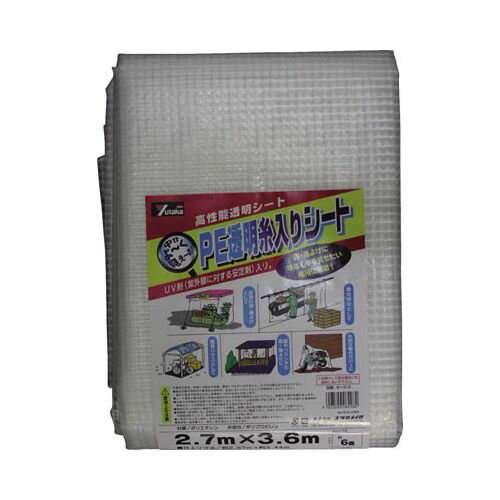 【メーカー型番】B312【JANコード】4903599082982【ブランド】ユタカ【特徴】●耐候性の良いシートです。●PE製で軽量、扱いやすいです。【用途】●各種カバーや間仕切りなど。【仕様】●幅(m):2.57●長さ(m):3.44●ハ...