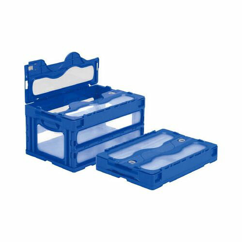 【メーカー型番】SKO-C-40B-BL【JANコード】4983049494008【ブランド】サンコー【特徴】●各面に透明窓部を設け、底面以外のどこからでも中身を確認できます。●透明窓部は各パーツに一体成形されているため強度低下を抑え、耐衝...