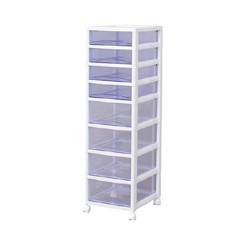 【商品詳細】●引き出しの材質にスチロールを採用しているため透明度が高く、中身が確認しやすいクリアタイプのチェストです。●引き出しは飛び出しにくい、簡易ロック構造です。●移動に便利なキャスター付です●事務所などでの資料の整理や保管に便利です。...