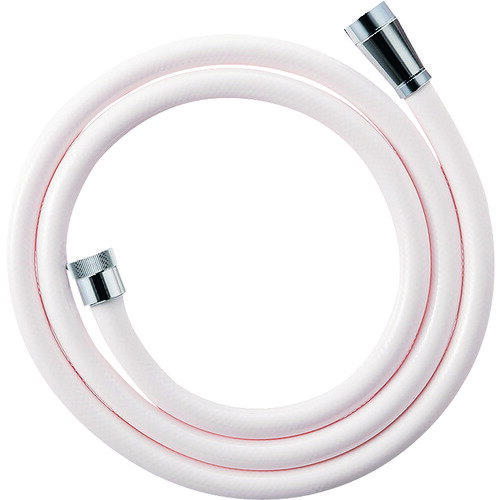 【商品詳細】●シャワーヘッド取付部が回転式なので、ホースがねじれません。●アダプター付きでほとんどのメーカーに対応します。●交換用シャワーホース●ホース長さ(m)：1.6●色：ホワイト●外径(mm)：16.5●使用圧力(MPa)●長さ(m)...