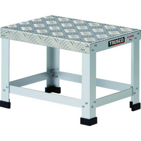 【商品詳細】●アルミ製で軽くて持ち運びにも便利です。●移動が多い軽作業用足踏台として。●最大使用質量(kg)：80●天板高さ(m)：0.25●天板寸法(mm)：350×250●段数(段)：1●踏ざん踏面幅(mm)：250mm●色：生地●設置...