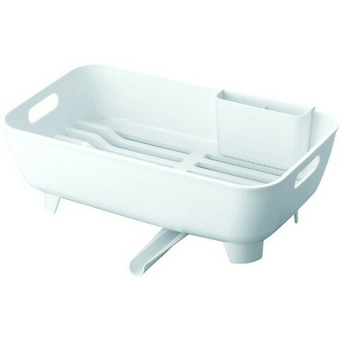 【商品詳細】●食器の水切りに最適です。●色：ホワイト●幅(mm)：281●奥行(mm)：405●高さ(mm)：133材質／仕上●ポリプロピレン（PP）注意●幅は、排水口を含めた商品の最大寸法です。JANコード 4974908445699【代...