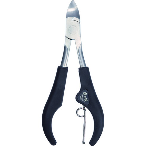 【商品スペック】特長●硬い足爪・巻爪・変形爪のカットに最適です。●緩やかなカーブのノーマルな刃先形状です。●オリジナルのねじりコイルバネは5万回の耐久テストに合格した優れモノで、耐久性と柔軟性に優れ長時間使用しても疲れにくく、壊れにくい構造...