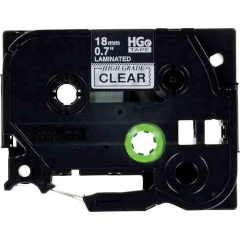 【商品スペック】特長●ハイスピード印刷、高解像度印刷対応テープです。用途仕様●テープ色：透明●テープ長さ(m)：8●文字色：黒●テープ幅(mm)：18仕様2●PT-P950NW/900W、PT-9800PCN/9700PC/9500pc、R...