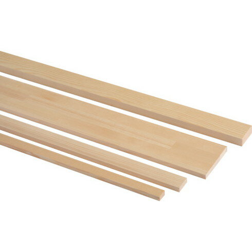 【商品スペック】特長●色みは淡い黄白色です。●やや軽軟で加工性に富んでいます。●表面をプレーナー加工を施し、滑らかな手触りです。用途●DIY木材として。仕様●幅(mm)：24●厚さ(mm)：12●長さ(m)：1.82仕様2材質／仕上●トウヒ...