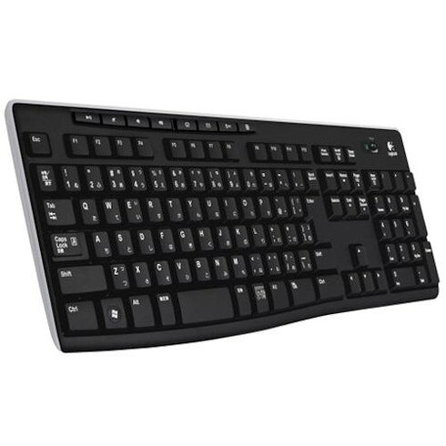 【商品スペック】特長●信頼のワイヤレス機能で好きな場所で操作できるキーボードです。●便利なワンタッチキー搭載の快適フルサイズレイアウト、最大2年の電池寿命、Unifying対応の超小型レシーバーです。用途仕様●幅(mm)：450●奥行(mm...