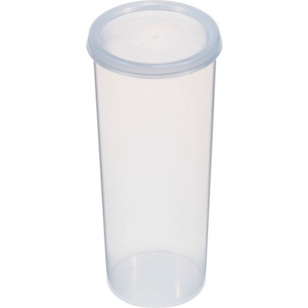 【商品スペック】特長●留具やパッキンを使わない簡易密閉容器です。用途仕様●容量(L)：0.48●外形寸法(mm)幅：75●外形寸法(mm)奥行：75●外形寸法(mm)高さ：170●高さ(mm)：170●外径(mm)：75仕様2●耐熱温度(本...