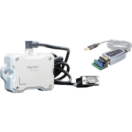 【商品スペック】特長●2軸傾斜角同時測定、水平面角度・勾配測定、振動測定、ロギング、分析機能を備えており、リアルタイムでの精密データ収集が可能なため、データ分析やレポートなどに最適です。●Digi-Pas2軸傾斜センサーのシステムは最小読取...