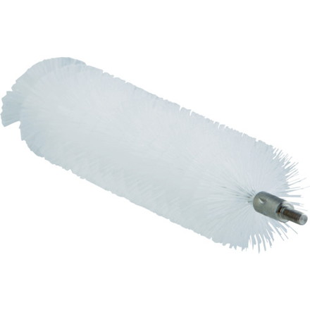 【商品スペック】特長●ロッドとの組み合わせにより手の届かない配管や筒状の器材の奥の洗浄が可能です。用途●手の届かない配管や器材の奥の洗浄に。仕様●色：ホワイト●縦(mm)：160●横(mm)：40●耐熱温度(℃)：121℃●毛質：ハード●線...