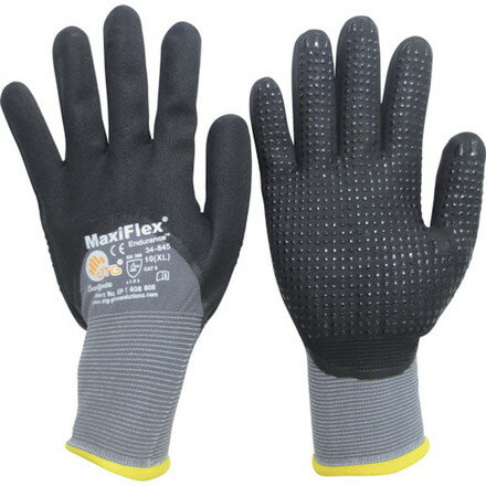 【商品スペック】特長●特許取得のマイクロ発泡ニトリルコーティングは熱とムレを360°全方向から放出して、手の温度を最適に保ち生産性の高い作業が行えます。●滑り止めドット加工をすることにより手袋のコーティング面のクッション性が向上しています。...