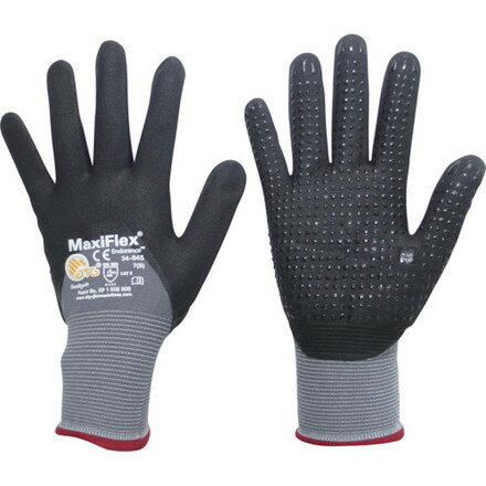 【商品スペック】特長●特許取得のマイクロ発泡ニトリルコーティングは熱とムレを360°全方向から放出して、手の温度を最適に保ち生産性の高い作業が行えます。●滑り止めドット加工をすることにより手袋のコーティング面のクッション性が向上しています。...