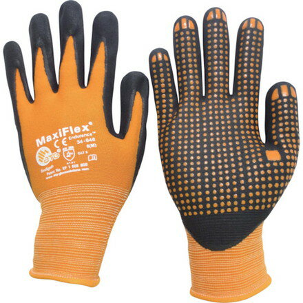 【商品スペック】特長●特許取得のマイクロ発泡ニトリルコーティングは熱とムレを360°全方向から放出して、手の温度を最適に保ち生産性の高い作業が行えます。●滑り止めドット加工をすることにより手袋のコーティング面のクッション性が向上しています。...