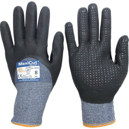 【商品スペック】特長●特許取得のマイクロ発泡ニトリルコーティングは熱とムレを360°全方向から放出して、手の温度を最適に保ち生産性の高い作業が行えます。●マキシカット・ウルトラは、従来のマキシカットの耐切創性に薄さ・快適性・耐久性をさらに高...