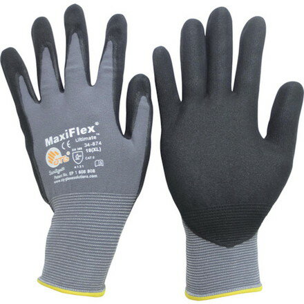 【商品スペック】特長●特許取得のマイクロ発泡ニトリルコーティングは熱とムレを360°全方向から放出して、手の温度を最適に保ち生産性の高い作業が行えます。●従来の発泡ニトリルゴムより25％薄いながらも2倍の機械的性能を有しています。●自然な人...