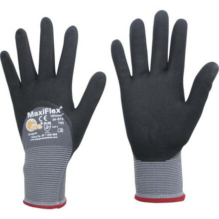 【商品スペック】特長●特許取得のマイクロ発泡ニトリルコーティングは熱とムレを360°全方向から放出して、手の温度を最適に保ち生産性の高い作業が行えます。●従来の発泡ニトリルゴムより25％薄いながらも2倍の機械的性能を有しています。●自然な人...