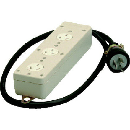 【商品スペック】特長●タップ外郭は割れにくい耐衝撃性合成樹脂を使用しています。●タップ本体に（コード付の場合にはプラグにも）コードグリップがついていますのでコード被覆のめくれによる、短絡などの心配がありません。●タップ本体の片側には吊り下げ...