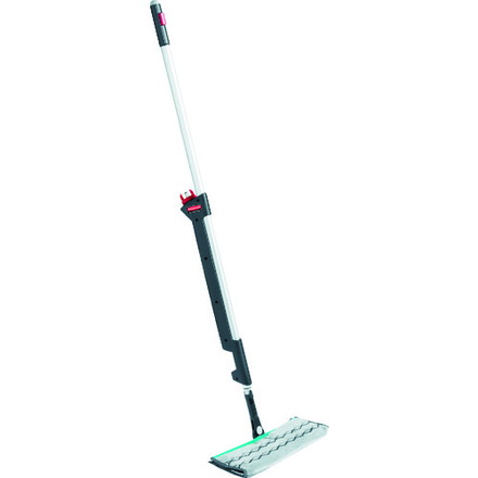 【商品スペック】特長●洗剤を搭載・射出するためのタンクの付いたモップセットです。●軽量で操作がしやすく、清掃作業の不可を軽減します。●モップは両面式なので1枚でより広範囲の清掃に対応します。用途仕様●幅(mm)：413●長さ(mm)：132...