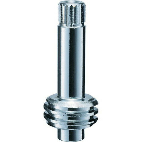 【商品詳細】●単水栓やツーバルブ混合栓の補修用のスピンドルです。●JIS規格品、同等品の呼び13水栓交換用です。●左ねじ仕様の水栓補修用スピンドル。●幅(mm)：9.5●高さ(mm)：48●仕様：左ねじ●ねじサイズ：TW19山8●長さ(mm...