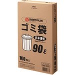 特長●半透明より中身を見えにくくした白半透明タイプです。●上から1枚ずつ取り出せます。仕様●厚さ(mm)：0.05●容量(L)：90●色：白半透明●規格：90L●厚：0．05mm●手触り：ツルツルタイプ仕様2●ゴミ袋材質／仕上●低密度ポリエ...