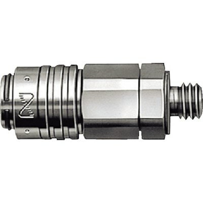 特長●ソケットにバルブを備えながらスリーブ外径9.5mmの小型タイプで、押し込むだけのワンタッチ接続です。仕様●最高使用圧力(MPa)：1.0●使用温度範囲(℃)：-20〜80●使用流体：空気●耐圧力(MPa)：1.5●接続サイズ：M5×0...