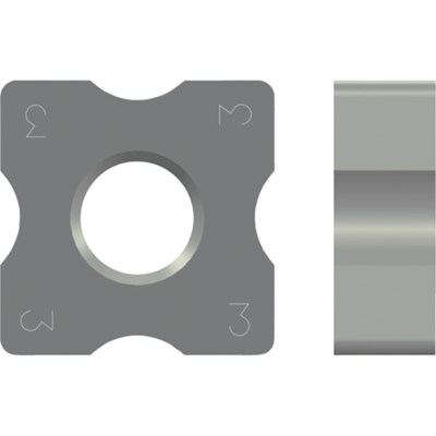 特長●R面取り加工のできるチップです。用途●R面取り加工。仕様●適合機種：RスペシャルJr/Rスペシャル/Rバイト/リャンメンカットR(RR25-48N)/ナイスコーナーVR/ハンチャンマンR-HYPER●材質：サーメット材質／仕上●サーメ...