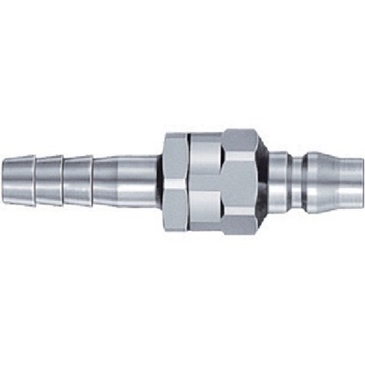 特長●カプラの切り離し時にプラグ側のホース内残圧を徐々に排出するので、不快な音とホース反動現象を解消します。用途●低圧用。仕様●使用流体：空気●最高使用圧力(MPa)：1.0●相手側ホースサイズ：3/8インチ●耐圧力(MPa)：1.5仕様2...