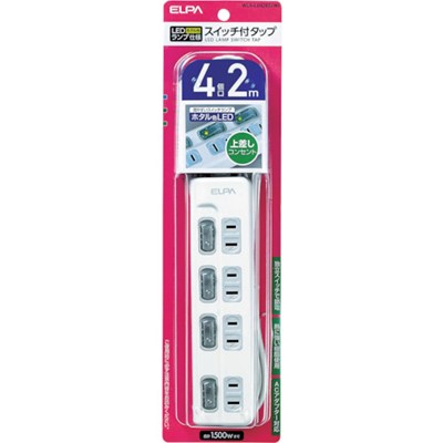 特長●ホタル色LEDランプ仕様で独立スイッチです。●本体は衝撃に強く、難燃性ABS樹脂を採用しています。●差し込みやすい上差しタイプ●ACアダプターも使えるゆったりスペース●コードは保護被ふく付　安全構造●スッキリ配線できるL型プラグ仕様●...