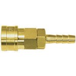 用途●空気、水用。仕様●耐圧力(MPa)：1.5●使用流体：空気、水●使用温度範囲(℃)：-20〜80●最高使用圧力(MPa)：1.0●相手側ホースサイズ(インチ)：1/2●適合カプラ：日東工器ハイカプラシリーズ仕様2●片路開閉型材質／仕上...