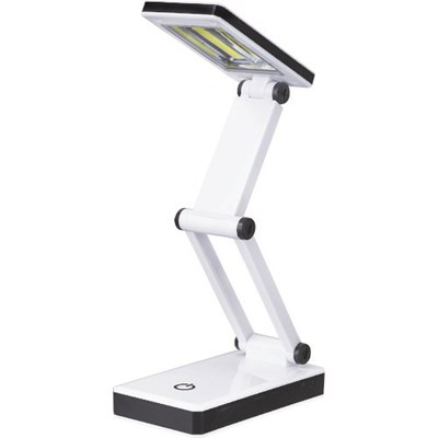 特長●折りたためるLEDデスクライトです。●広く照らす白色LEDパネルです。●タッチ操作で3段階の調光が可能です。●電池＆USBの2WAY電源です。●デスクライトとして、折りたためるので出張などにもおすすめです。仕様●明るさ(lm)：260...