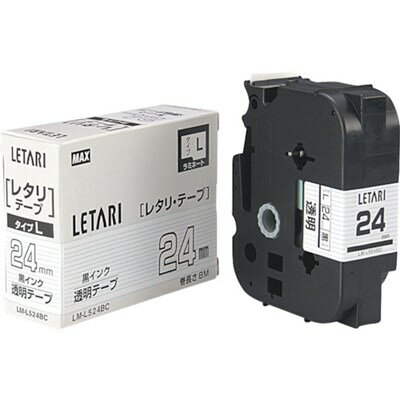 特長●水、油、薬品、こすれに強く文字が消えない「ラミネートテープ」です。用途●銘板ラベル、備品ラベル、注意ラベル、社名ラベル、ファイル表示等に。仕様●色：透明●テープ長さ(m)：8●文字色：黒●テープ色：透明●テープ幅(mm)：24仕様2●...