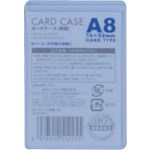 特長●1.7mm厚ですので折れにくく丈夫です。●カードや資料の保管に仕様●色：透明●タイプ：A8●縦(mm)：82●横(mm)：58●厚さ(mm)：1.7●内形寸法(mm)縦：77●内形寸法(mm)横：55仕様2●硬質タイプ●用紙寸法(mm...