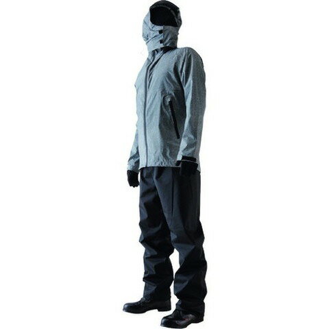 【商品詳細】●廻るフードを採用し、視界良好なレインスーツです。●雨天時の野外作業。●レジャーに。●色：杢グレー●サイズ：3L●ウエスト(cm)：94〜104●股下(cm)：82●身長(cm)：175〜185●胸囲(cm)：102〜110●適...