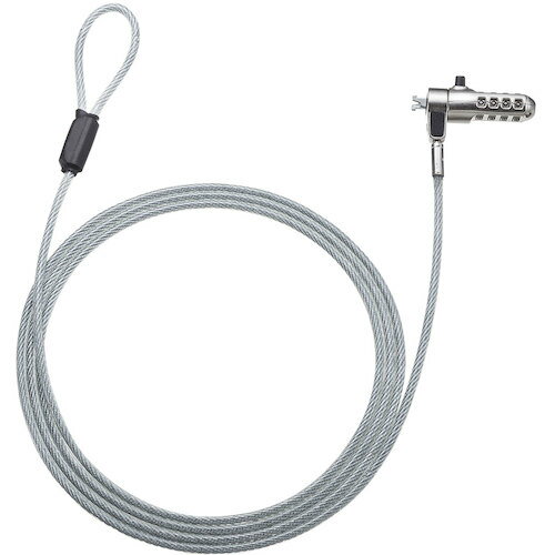 特長●nanoスロット（2.5×6mm）に簡単取付け、一体型、ダイヤル錠タイプです。●暗証番号は4桁で設定できます。●設定した番号にすれば何度でも変更可能です。●錠とワイヤーが一体型なので、邪魔になりません。●移動の多い方に最適な着脱簡単タ...