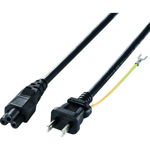 特長●トラッキング火災予防絶縁キャップが付いた安全型電源コードです。●各社ノートパソコン、デジカメ、ハードディスクなどのACアダプタ用電源ケーブルとしてご使用になれます。●対応機器：ACインデット（アース付きメガネ型コネクタ）を持つ機器のA...