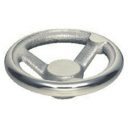 特長●指かけ付きリム形状です。仕様●ハンドル径(mm)：400●ボス径(mm)：67●スポーク数：5●ハンドル高さ(mm)：77●ボス高さ(mm)：52材質／仕上●鋳鉄（FC材）クロムメッキ注意●握り取付け用タップ穴がありません。原産国：日...