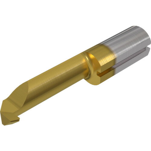 特長●最小加工径：Φ0.6mmボーリング、ねじ、溝、ぬすみ、端面加工用とレパートリーが豊富です。●チップ側面の溝を通して切削油が供給できる為、工具寿命と切屑処理が改善されます。●ろう付けタイプに比べ、研削の手間が不要で交換が簡単です。用途●...