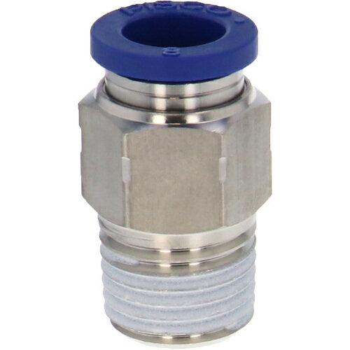 特長●強度が必要な場合、薬品の雰囲気内で使用する場合に最適。●金属本体はSUS304を採用。●シール材質はFKMを採用。仕様●接続口径：R1/4●六角対辺(mm)：14●最高使用圧力(MPa)：1.0●使用温度範囲(℃)：0〜60(凍結なき...