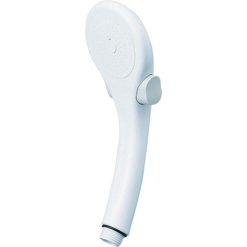 特長●手元のボタンで水をストップできるので、ちょっと止めたい、節水したい時に便利です。●約30％の節水効果があります（当社標準仕様シャワーヘッドとの比較）。●低水圧で勢いの無いシャワーをパワーアップします。仕様●色：マットホワイト●ネジ：G...