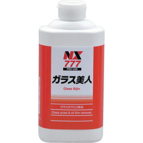特長●ガラスのウロコ、油膜除去剤●洗車しても取れないガラス面についたウロコ（無機スケール）を強力に除去します。●頑固な油膜も簡単に除去できます。●劣化したガラスコーティング剤も除去できます。用途●ガラスやガラス製ミラーについたウロコ（無機ス...