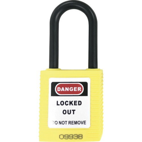特長●絶縁が必要な環境でのロックアウトに最適です。●豊富なカラーバリエーションからお選びいただけます。用途●ロックアウトに。仕様●色：黄仕様2●吊38mmタイプ：吊径Φ6mm×高さ38mm材質/仕上●本体：高性能プラスチック、ナイロン●吊：...