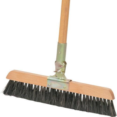 特長●ホコリが舞い上がりにくい細かいゴミも残さず掃ける握っても冷たくない木柄タイプ用途●掃き掃除に仕様●幅(mm)：300●長さ(mm)：1230材質/仕上●ブラシ：ポリプロピレン・PET・馬毛●柄・ヘッド：木●金具：スチール原産国：中国【...