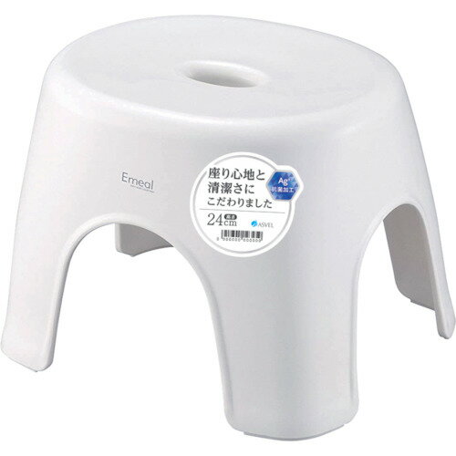 特長●座り心地と清潔さにこだわりました。仕様●色：ホワイト●幅(mm)：324●奥行(mm)：268●高さ(mm)：241材質/仕上●ポリプロピレン注意●踏み台として使用しないで下さい。原産国：中国【代引きについて】こちらの商品は、代引きで...