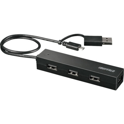 特長●タブレットで手持ちのUSB機器が使えます。●microBポートをUSB-Aポート4つに拡張できます。●LED付きで通電状況が確認できます。仕様●ポート数：4原産国：非公開【代引きについて】こちらの商品は、代引きでの出荷は受け付けており...