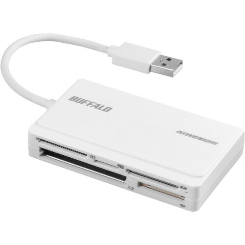 特長●USB2.0マルチカードリーダーがお求めやすくなってリニューアルしました。●SD/microSDなど主要のメディアを幅広くカバーしています。●ケーブルを収納できる設計のため、持ち運びスッキリです。●UHS-I高速転送・メディア間コピー...