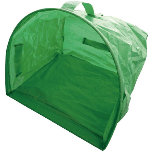 ●上部・側面・後部に取っ手が付いているので運搬・ゴミ空けが簡単です。●プラスチック芯が入っているので、開口部が閉じません。●草刈り、街路樹清掃、公園、駐車場等の清掃作業に。●色：グリーン●サイズ(mm)：幅590×奥行570×高さ570(展...