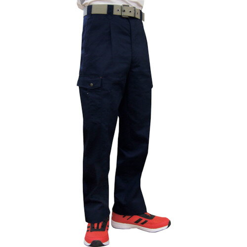 ●丈夫な綿混素材を使用したオールシーズンワンタックカーゴパンツです。●一般作業全般に●色：ネイビー●ウエスト(cm)：82●股下(cm)：78●ワタリ幅(cm)：33.5●品番7600 綿混ブルゾンと上下セットアップとなります。●ポリエステ...