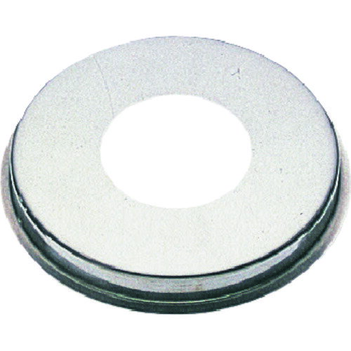 ●高さ3mm●水栓を取付けた時、壁面とツバの間にすき間がある場合に取付けます。●B(mm)：53.5●A(mm)：22●C(mm)：3●呼び13水栓用給水座金●ステンレス●高さ3mm●水栓を取付けた時、壁面とツバの間にすき間がある場合に取付...