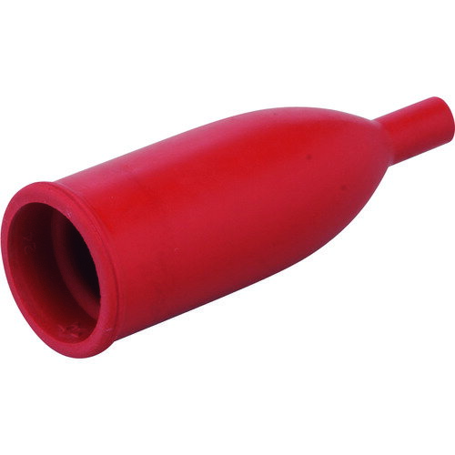 ●5A〜100Aまで、幅広いラインナップを取り揃えています。●電気機器・測定機器、アース用端子などに。●色：赤●定格(A)：10●全長(mm)：73●本体径(mm)：26●穴寸法(mm)：4●エチレンプロピレンゴム（EPDM）●5A〜100...