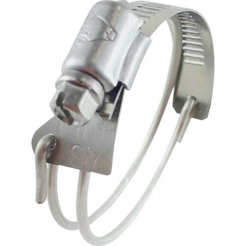 ●コルゲートタイプのビニールホース用です。●空調用ダクトホース・一般デリバリーサクションホース用に●最大径(mm)：46●最小径(mm)：38●線径(mm)：2．6●カフス：小（30目）●スクリューHEX(mm)：8●右巻用ホース用バンドで...